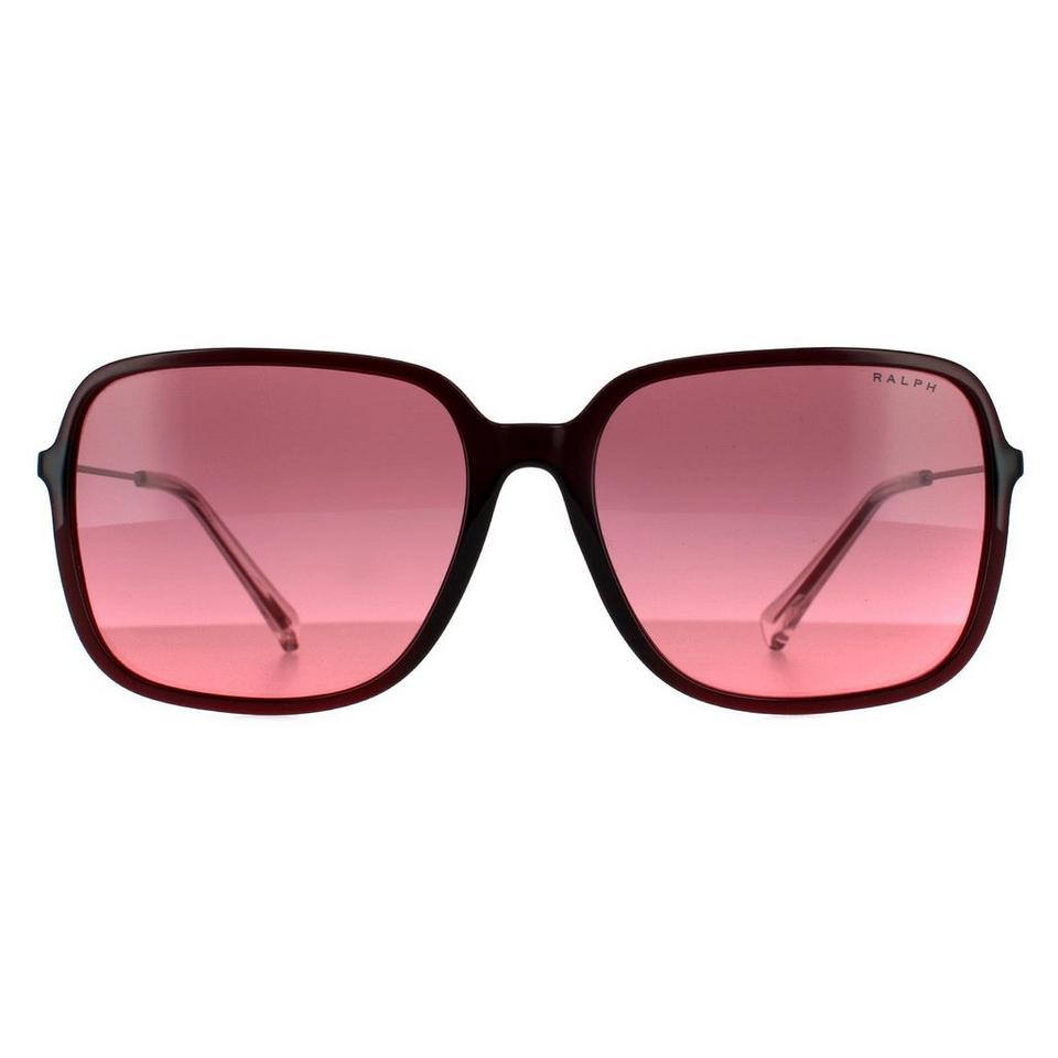 Sunglasses Square Shiny Opaline Burgundy Pink Violet Gradient